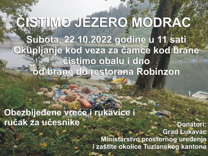 Eko-ronilačka grupa invalida: Čistimo jezera Modrac i Šićki Brod